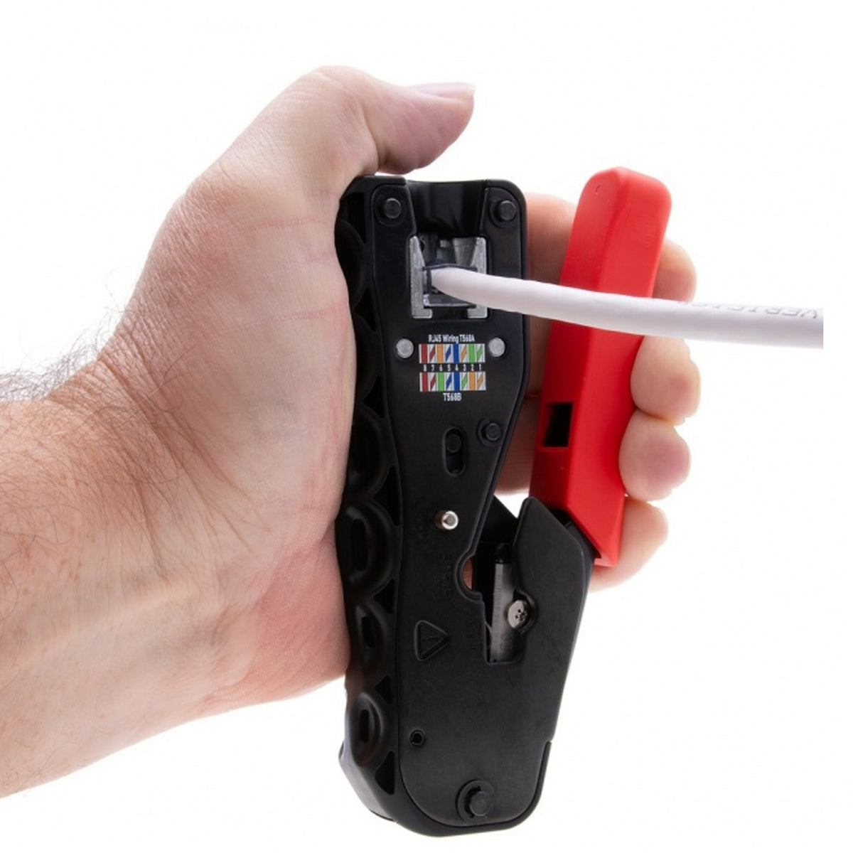 Platinum Tools 12520C, PTS Pro Crimp Tool for any RJ45 Connectors ...