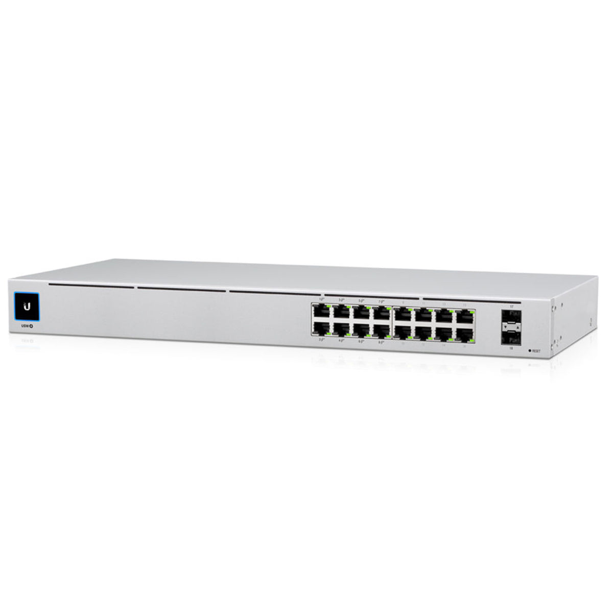 Ubiquiti USW-16-POE, UniFi 16-Port Managed, 8 Gigabit PoE Ports, 8 Gig ...