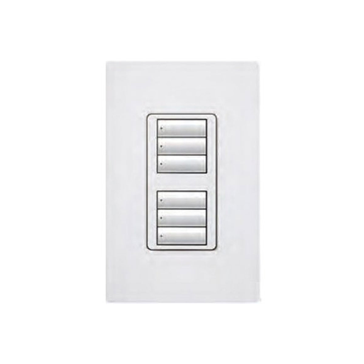 Lutron RRD-W3-BD-WH, RadioRA2, Wall Mounted Keypad - Dual (Top & Botto ...