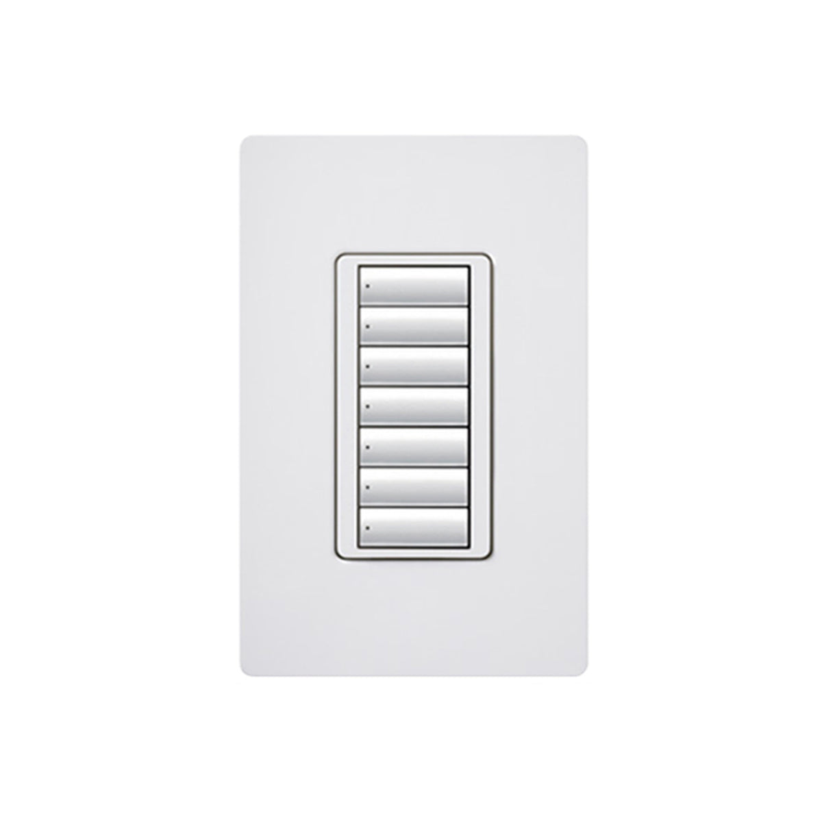 Lutron RRD-W7B-SW, RadioRA2, Wall Mounted Keypad - 7 Buttons – Blue ...
