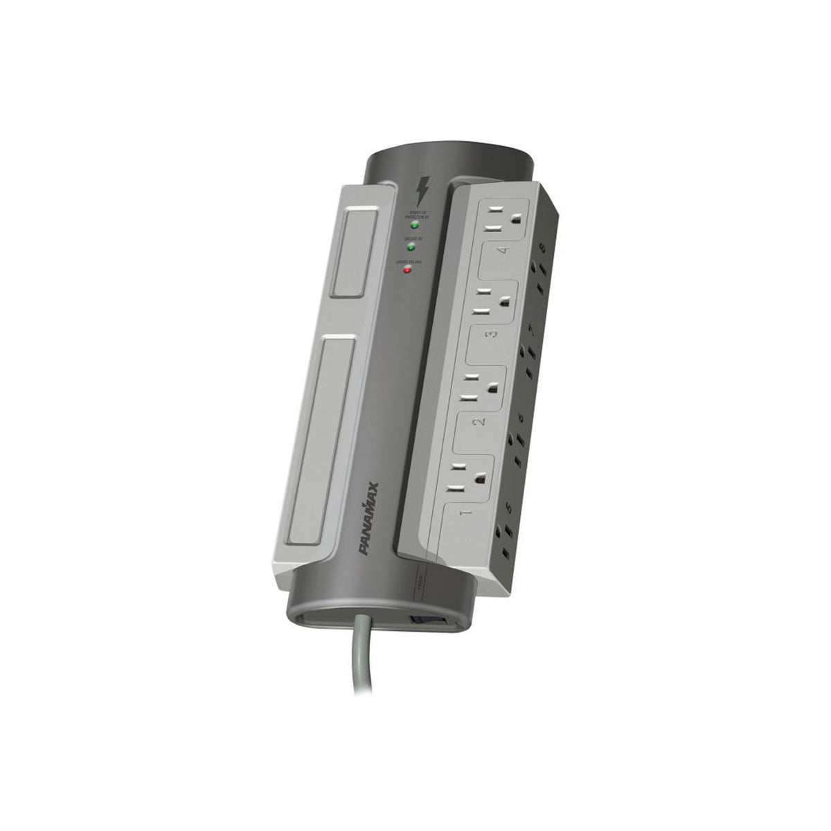 Panamax M8-EX, 8 AC Outlet Surge Protector, Silver – Blue Star ...